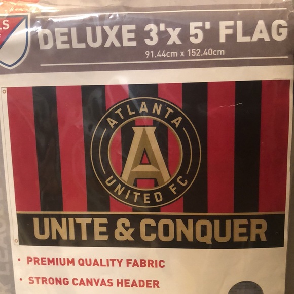 MLS | Wall Decor | 3x5 Atlanta United Football Club Flag | Poshmark